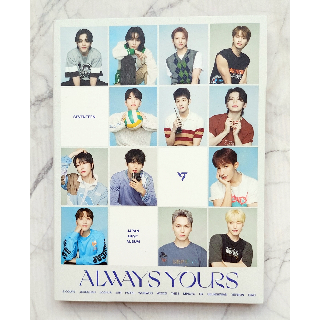 อัลบั้ม ญี่ปุ่น SEVENTEEN - ALWAYS YOURS Japanese Album เวอร์ CARAT ของแท้ แกะแล้ว ไม่มีการ์ด ...