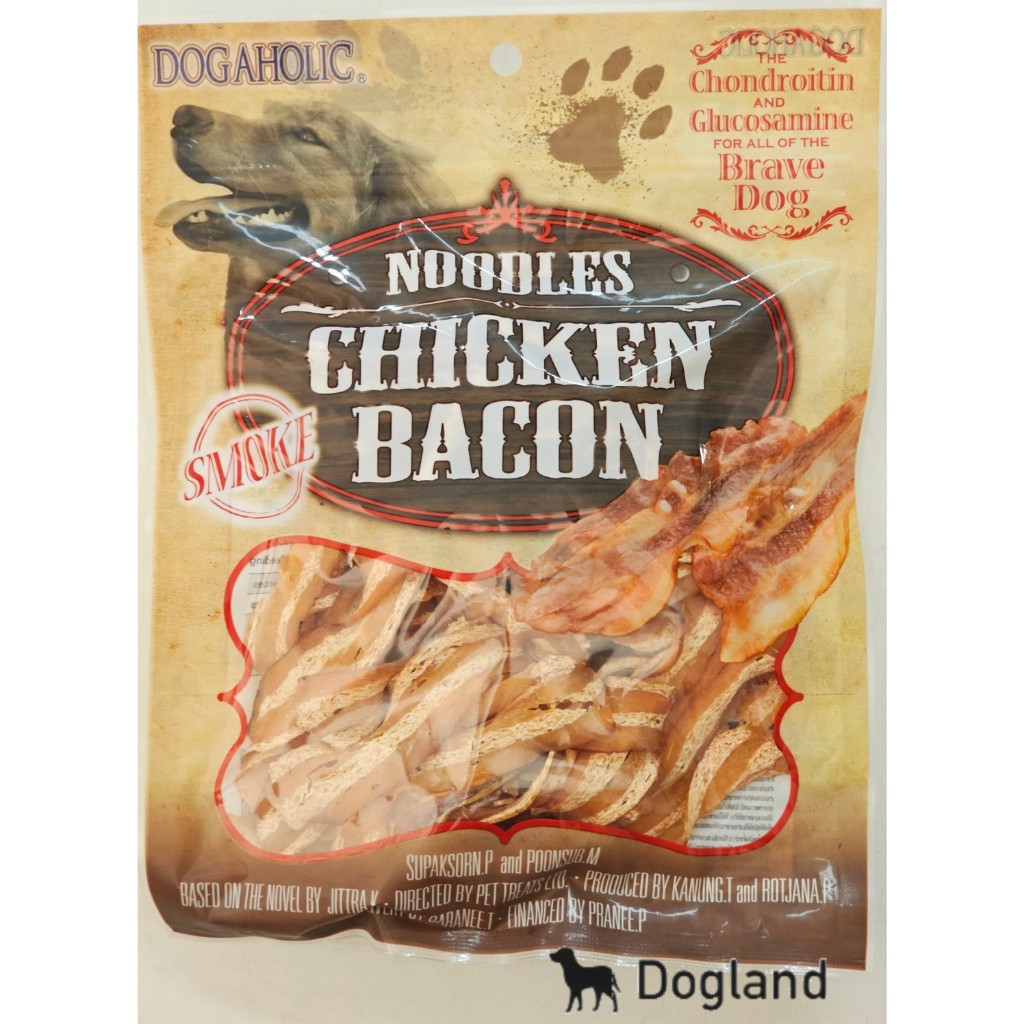 DOGAHOLIC ขนมสุนัข MAX CHICKEN BACON คุณภาพเกรดพรีเมี่ยม | Shopee Thailand