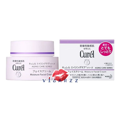 Curel Moisture Facial Cream 40g / Moisture Cream 90g / Aging Care Cream ...