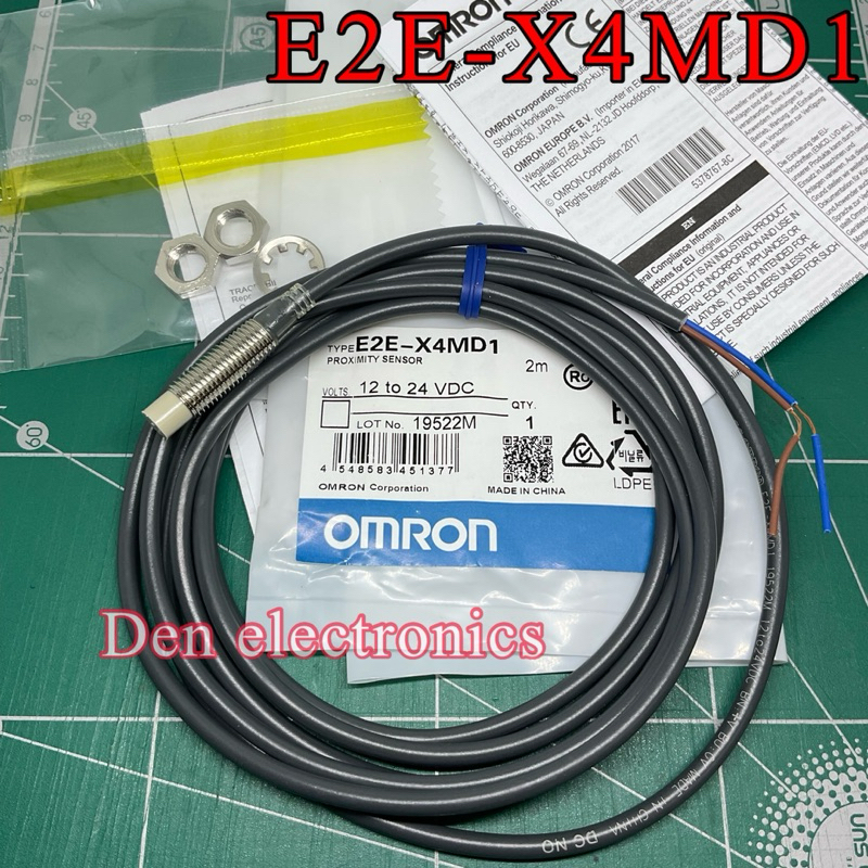 เซ็นเซอร์E2E-X4MD1 sensor เซ็นเซอร์ proximity 8M (2สาย ชนิดNO) ใช้ไฟ12-24VDC OMRON | Shopee Thailand