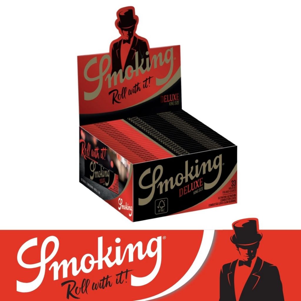 กระดาษมวน Smoking Rolling Paper Deluxe KS (1 box of 50 packs) | Shopee ...