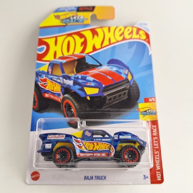 รถเหล็ก Hotwheels BAJA TRUCK LETS RACE (ib50) | Shopee Thailand