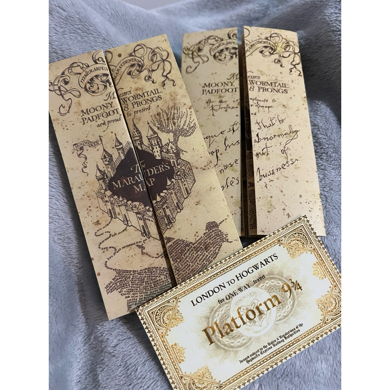 ใหม่! แผนที่ตัวกวน Marauder's Map แฮร์รี่พอตเตอร์ (Harry Potter) Snape ...