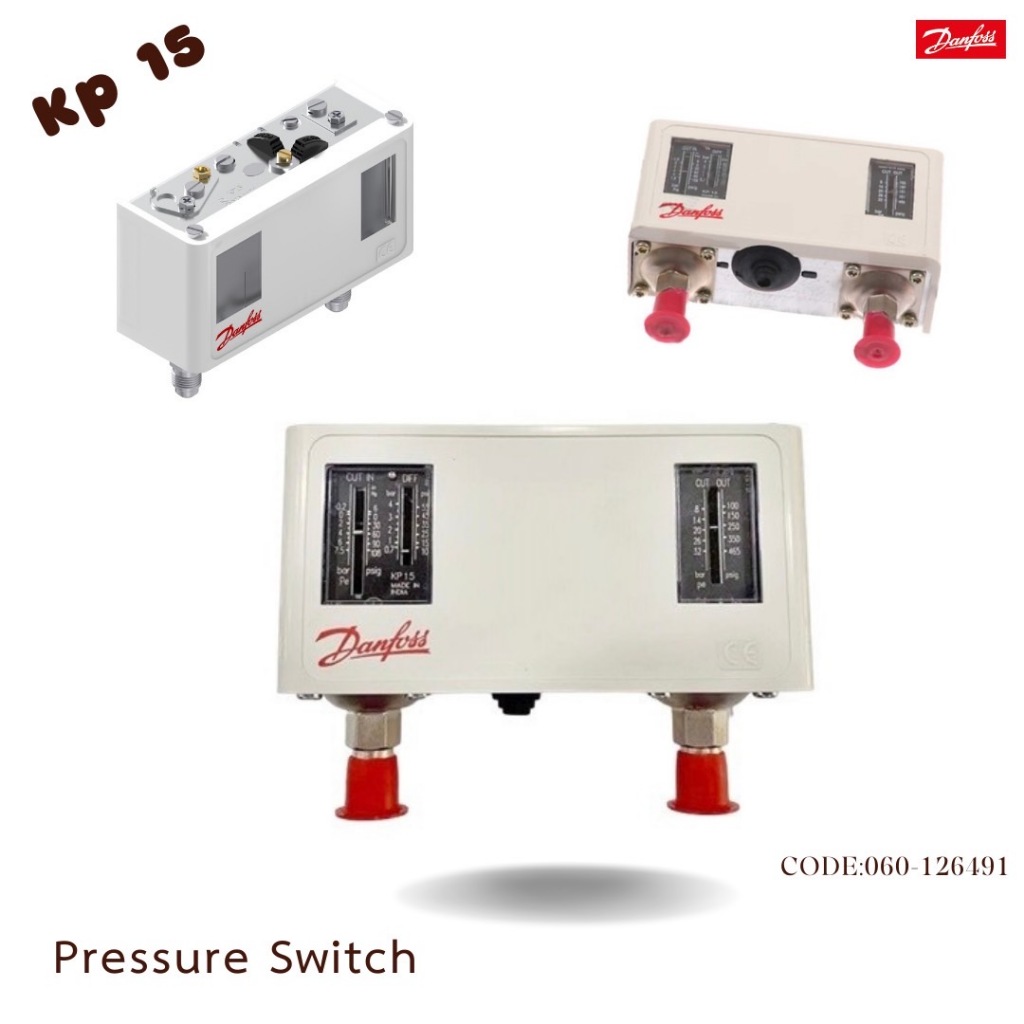 Danfoss Pressure Switch รุ่น Kp15 Code: 060-126491 | Shopee Thailand