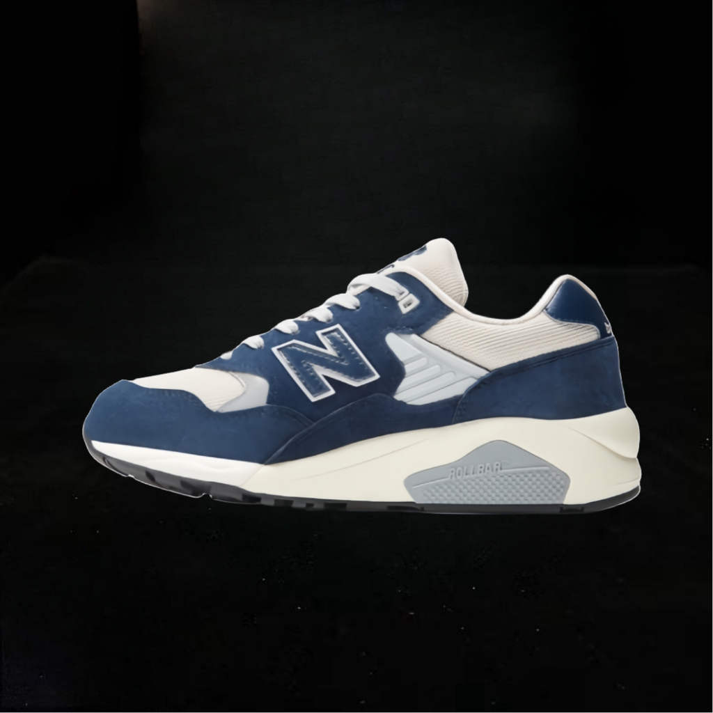 ของแท้ 100 % New Balance NB 580 น้ำเงิน - ขาว | Shopee Thailand