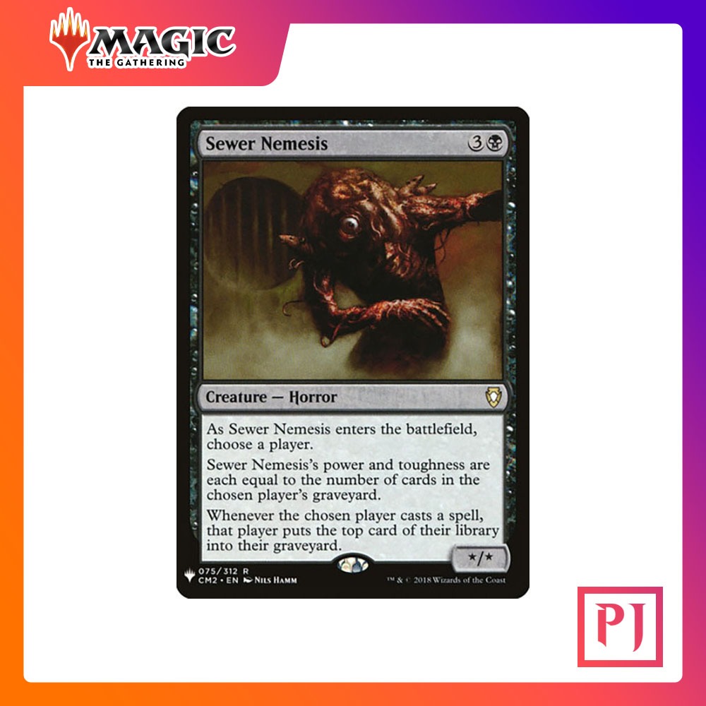 [MTG] Sewer Nemesis [MB1] [BLACK] [RARE] [NORMAL] [ENG] (การ์ดเมจิค ...