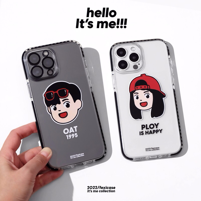 เคสไอโฟน ((สั่งทำชื่อได้)) “หน้าการ์ตูน IT’S ME “ iPhone Case for 12 - 16 series & Samsung S24 ...