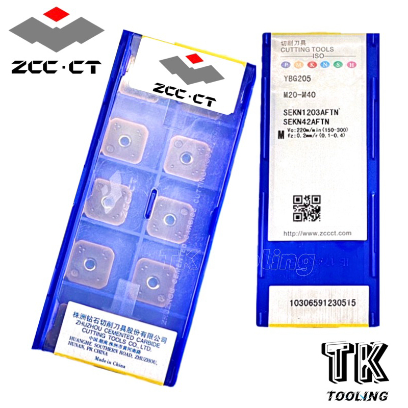เม็ดมีด INSERTS SEKN1203AFTN YBG205 ZCC เม็ดปากหนัก | Shopee Thailand