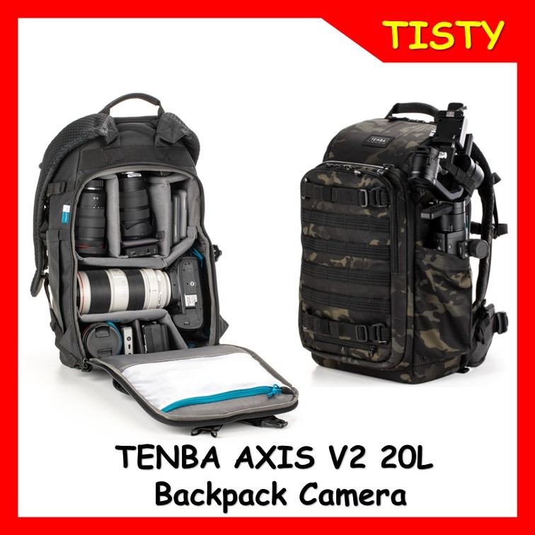 TENBA AXIS V2 20L Backpack Camera กระเป๋ากล้อง AXIS V2 20L BACKPACK (Black / Multicam Balck ...
