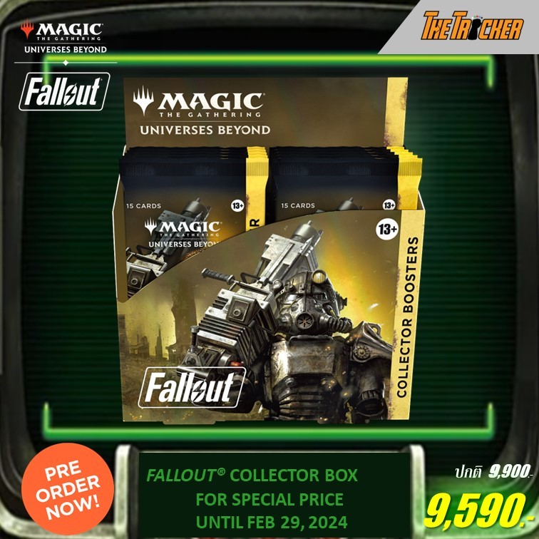 MTG Magic: The Gathering®—Fallout® (PIP) Collector Booster Box | Shopee ...