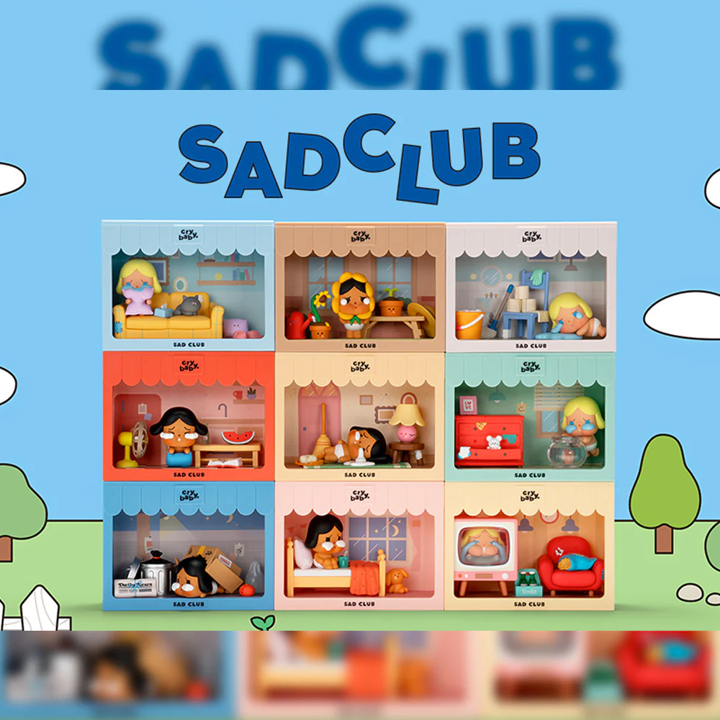 [พร้อมส่ง🇹🇭] แบบระบุตัว CRYBABY Sad Club แท้ 💯% เช็คการ์ด | Shopee Thailand