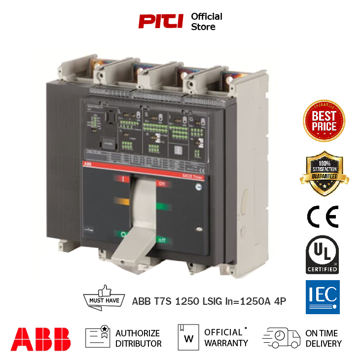 ABB T7S 1250 PR331/P LSIG In=1250A 4p F F #1SDA062876R1 | Shopee Thailand