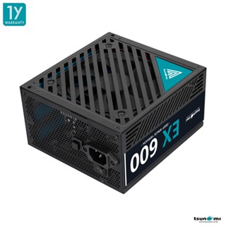 อุปกรณ์จ่ายไฟ Tsunami EX600 DeepSpace Version 600W Power Supply รับ ...