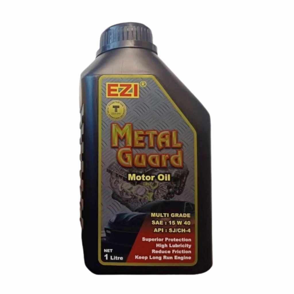น้ำมันหล่อลื่นเครื่องยนต์ EZI Metal Gard Motor Oil 15W-40 ขนาด 1 ลิตร ...