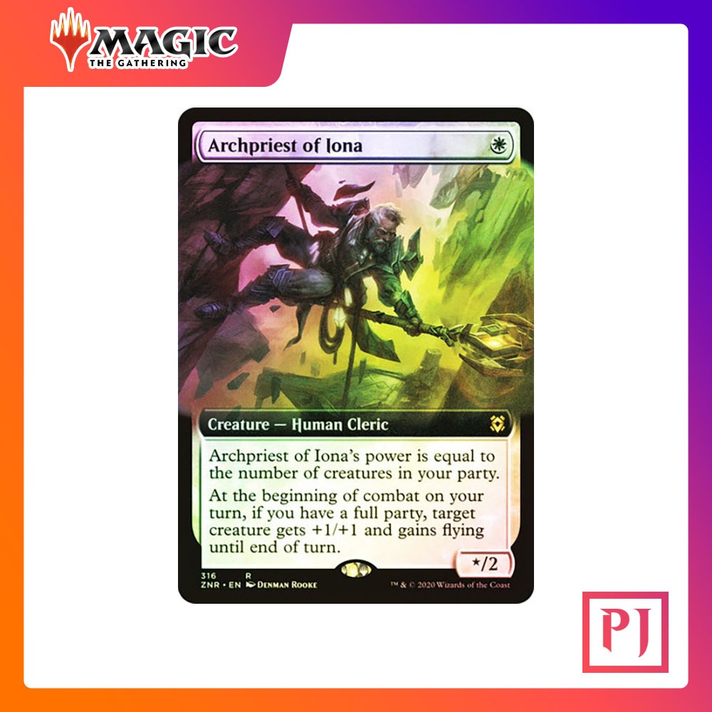 [MTG] Archpriest of Iona (Extended Art) [ZNR] [WHITE] [RARE] [FOIL ...