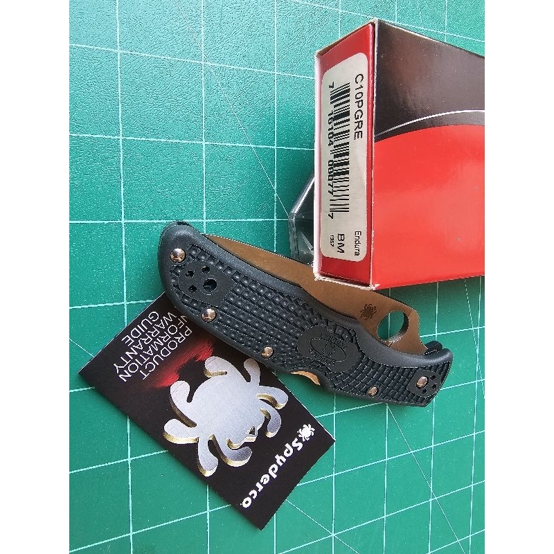 Spyderco Endura 4 Knife Green FRN ZDP-189 | Shopee Thailand