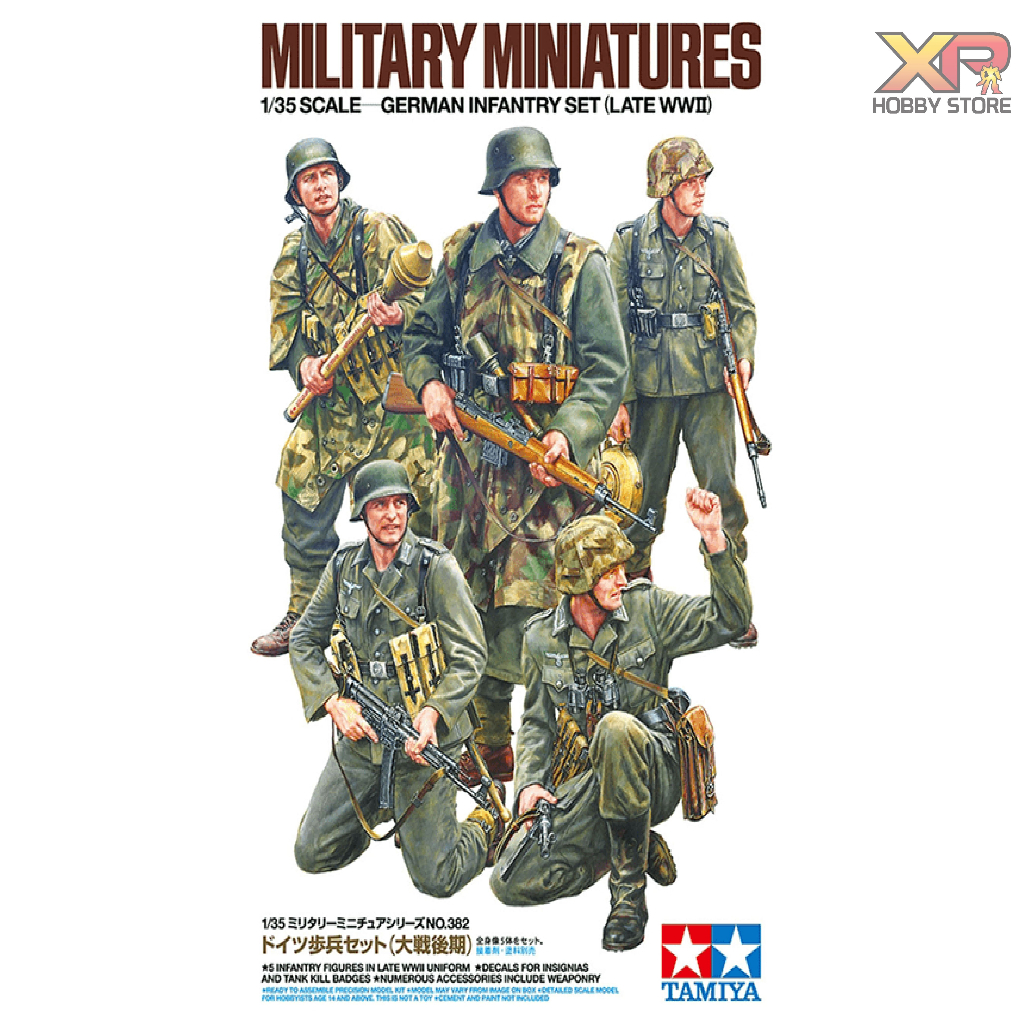 [Tamiya] 1/35 : German Infantry Set (Late WWII) (TA 35382) | Shopee ...