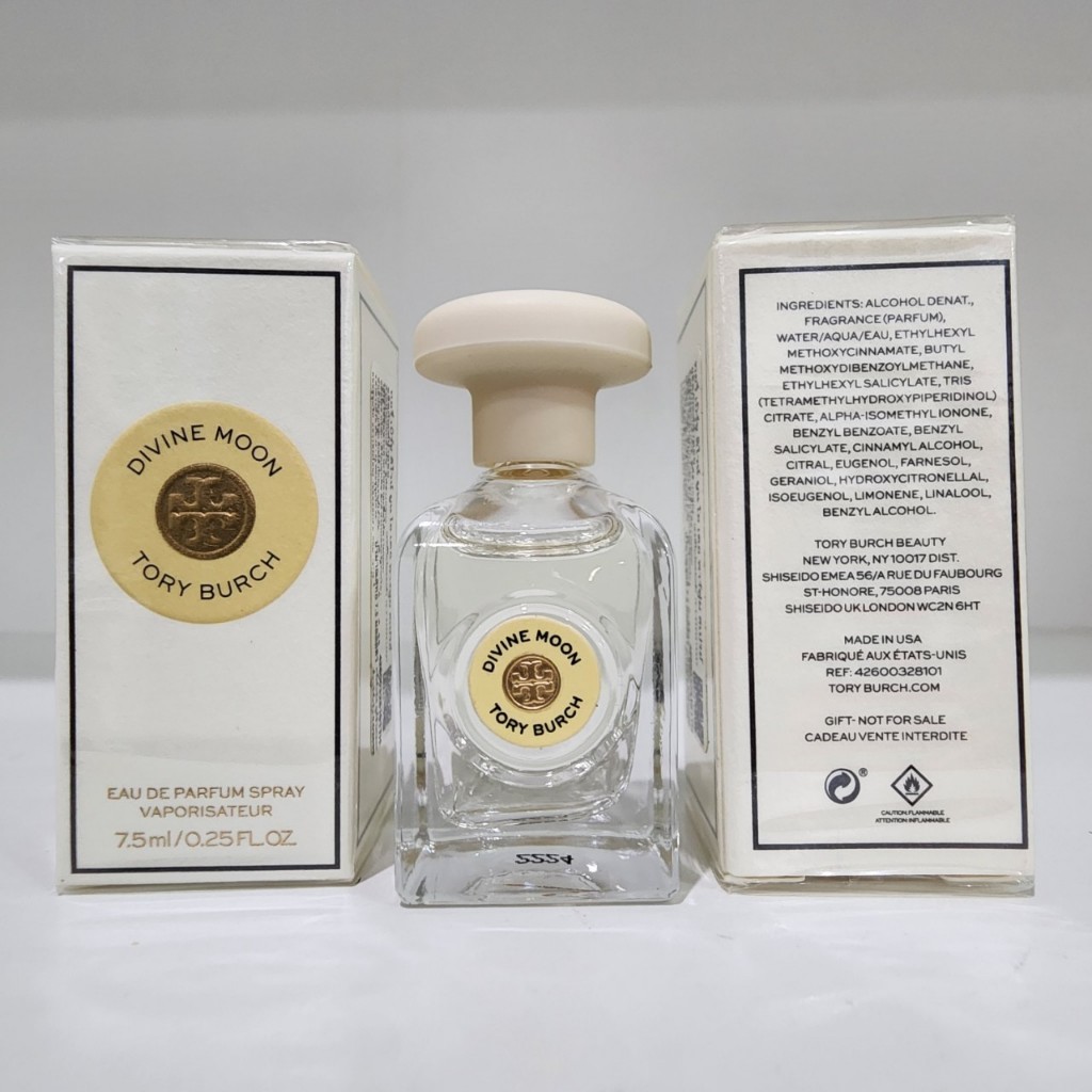 น้ำหอมจิ๋วมินิ Tory Burch Divine Moon EDP 7.5ml แบบแต้มกล่องซีลป้ายไทย ...