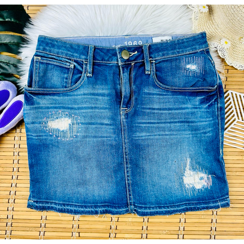 กระโปรงยีนส์ เด็กไซด์150-160/Gap | Shopee Thailand