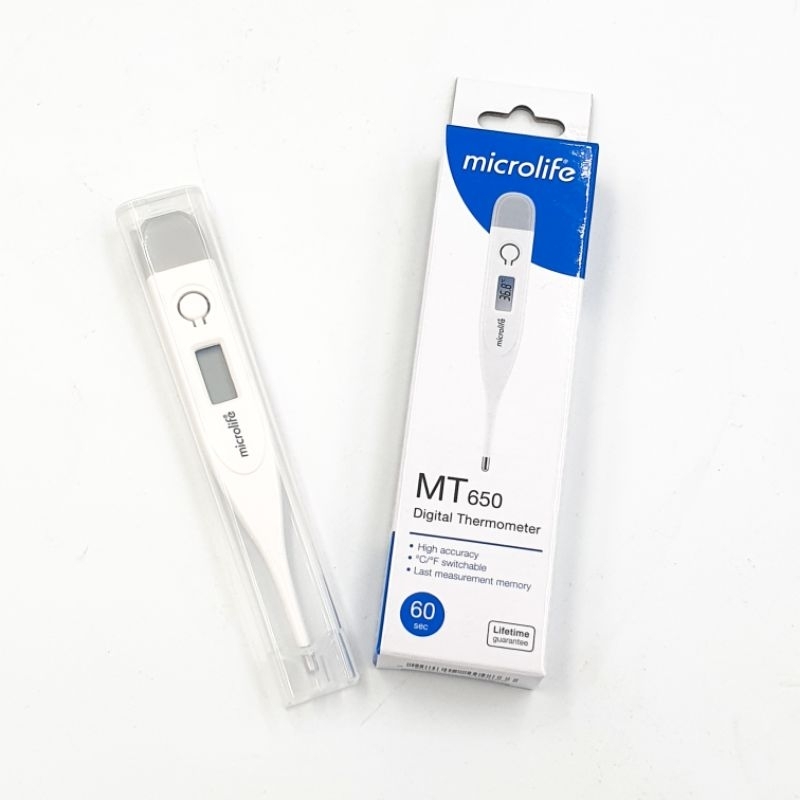 Microlife MT650 เทอร์โมมิเตอร์วัดอุณหภูมิดิจิตอล เครื่องวัดอุณหภูมิ ...