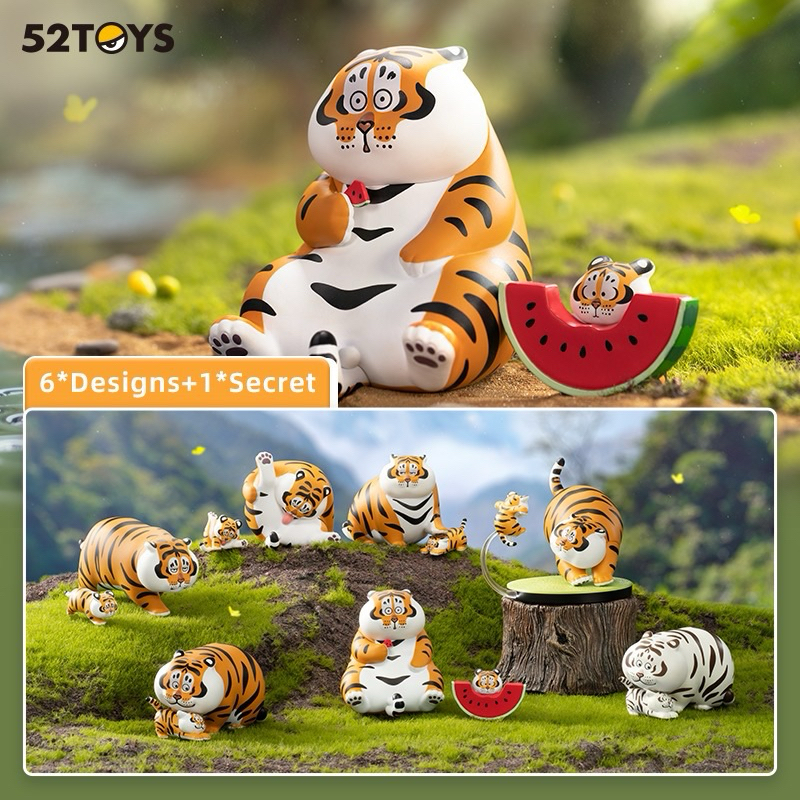 [พร้อมส่ง/เช็คการ์ด] เสืออ้วน 52TOYS Bu2ma Panghu Pang Hu & Baby Series2 Blind Box Figure Toy ...