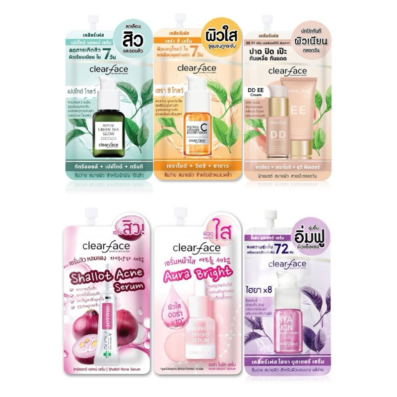 Clear Face เคลียร์เฟส แบบซอง 8ml. | Shopee Thailand
