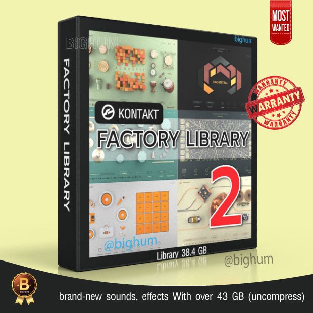 Factory Library 2 For KONTAKT software | windows / Mac | Shopee Thailand