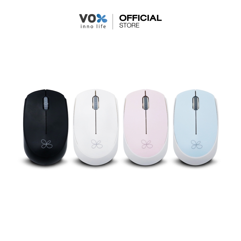 VOX Wireless Mouse รุ่น WM01 | เม้าส์ไร้สายดีไซน์สุด Cute | Shopee Thailand