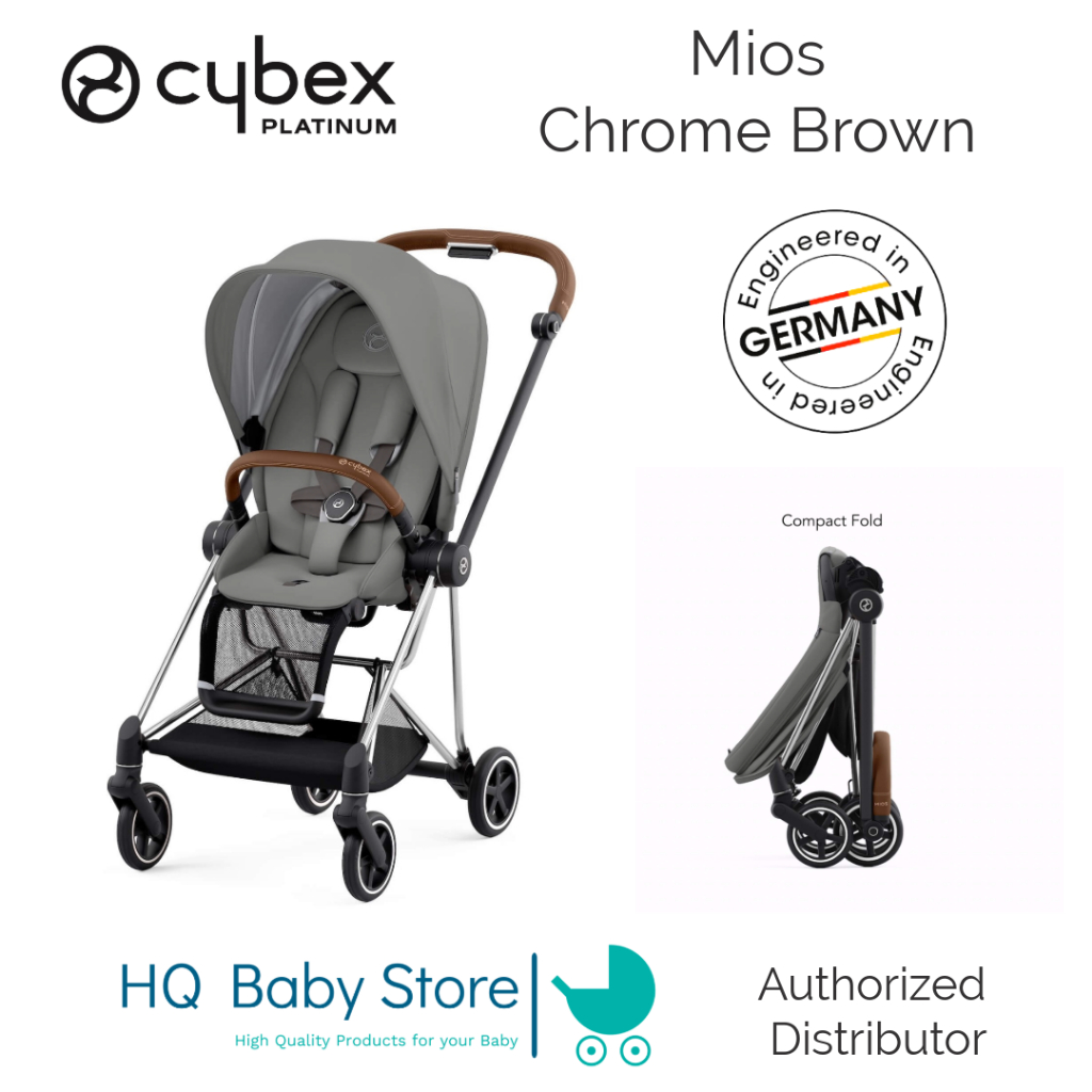 Cybex Mios 2024 รถเข็นเด็ก cybex Mios เฟรมสีดำ และเฟรมสีเงิน จากประเทศเยอรมันนี 🇩🇪 | Shopee Thailand