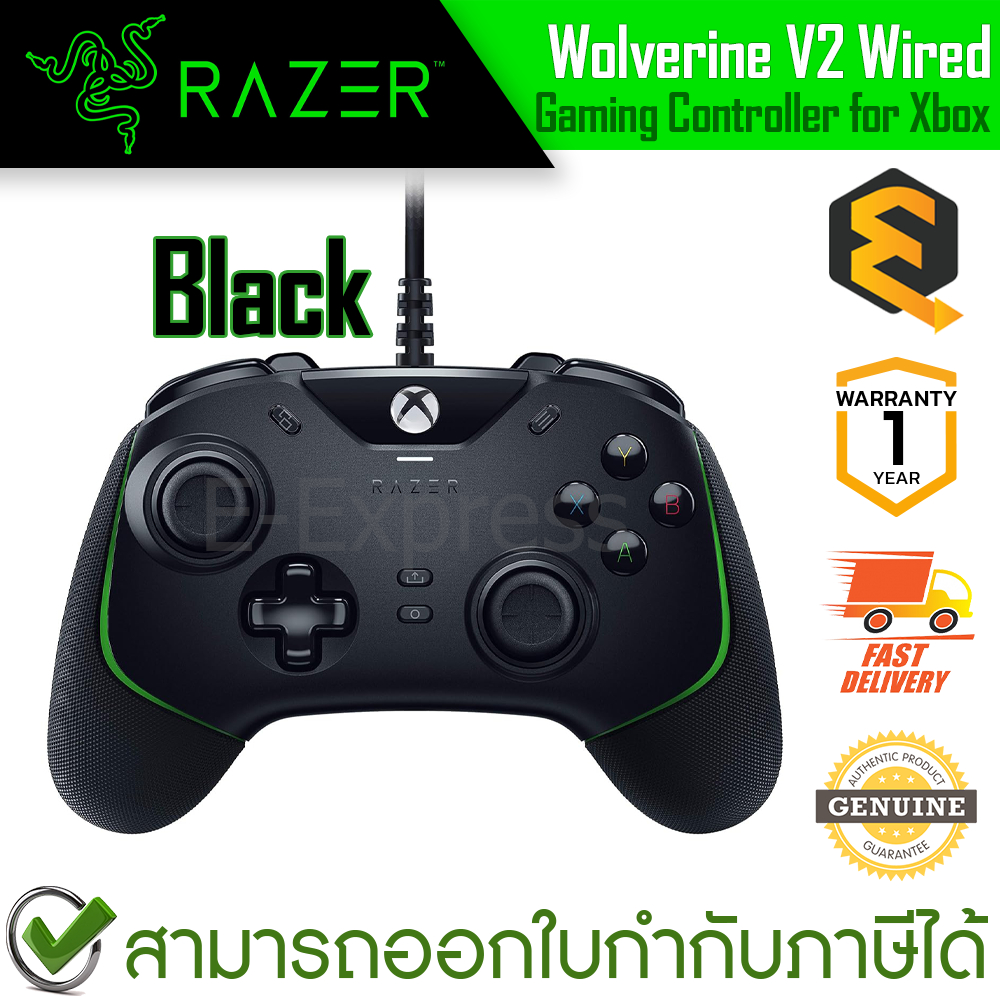 Razer Wolverine V2 Wired Gaming Controller for Xbox (Black) จอยคอลโทรเล ...