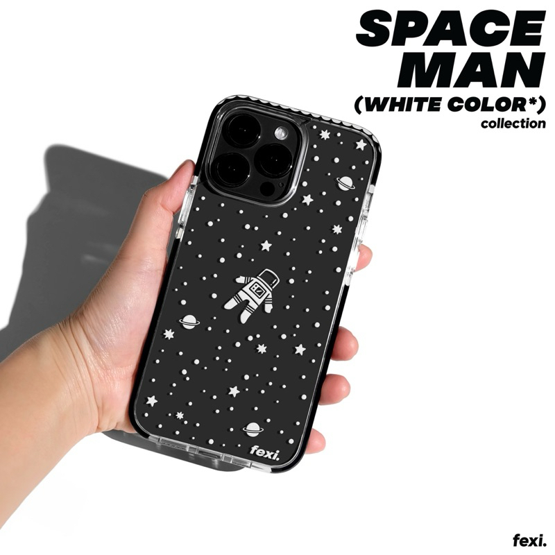 เคสไอโฟน “ SPACE MAN / WHITE “ iPhone Case for 12 - 16 series & Samsung S24 series. | Shopee ...