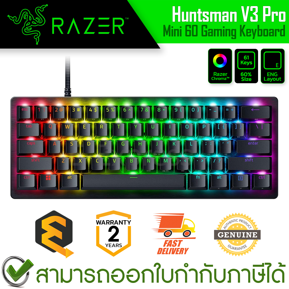 Razer Huntsman V3 Pro Mini 60 Analog Switch Gen-2 Keyboard (EN ...