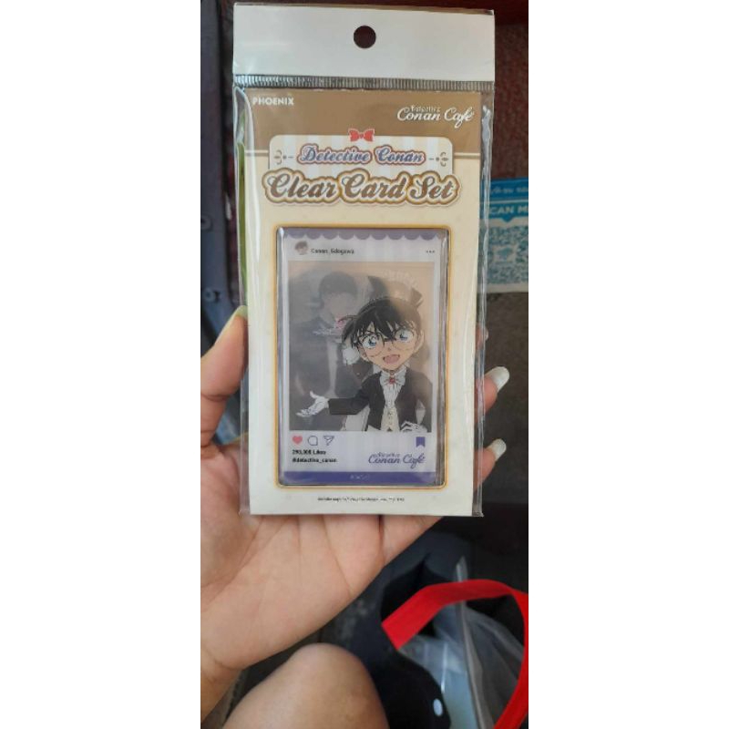 conan clear card set 6ใบ ลิขสิทธิ์แท้ | Shopee Thailand