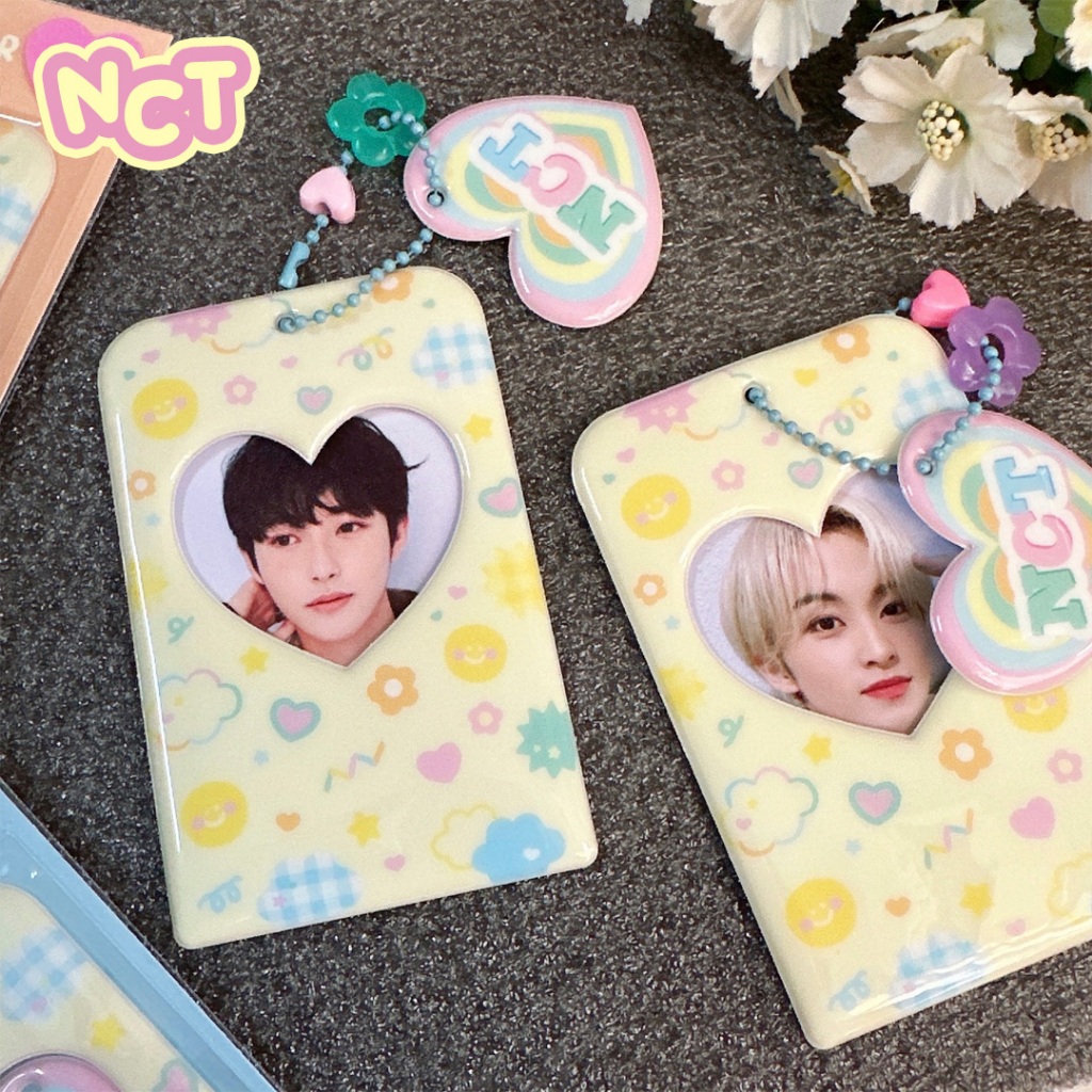 [NCT] Heart Card Holder เฟรมการ์ดรูปหัวใจ ที่ใส่บัตร ที่ใส่การ์ด ลายNCT ...