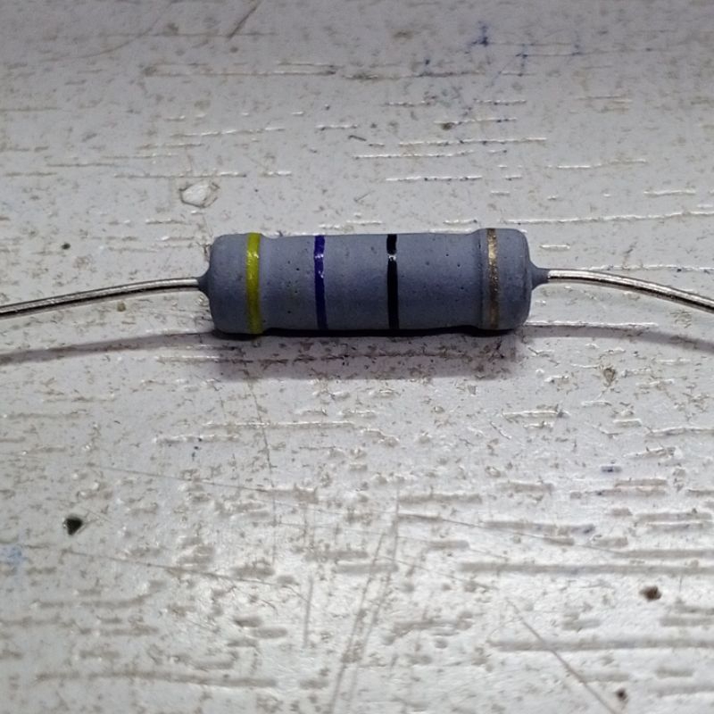 07 Resistors 47 Ohms 2w 5% รีซิสเตอร์ ตัวต้านทาน 47 โอห์ม (จำนวน 5 ตัว ...