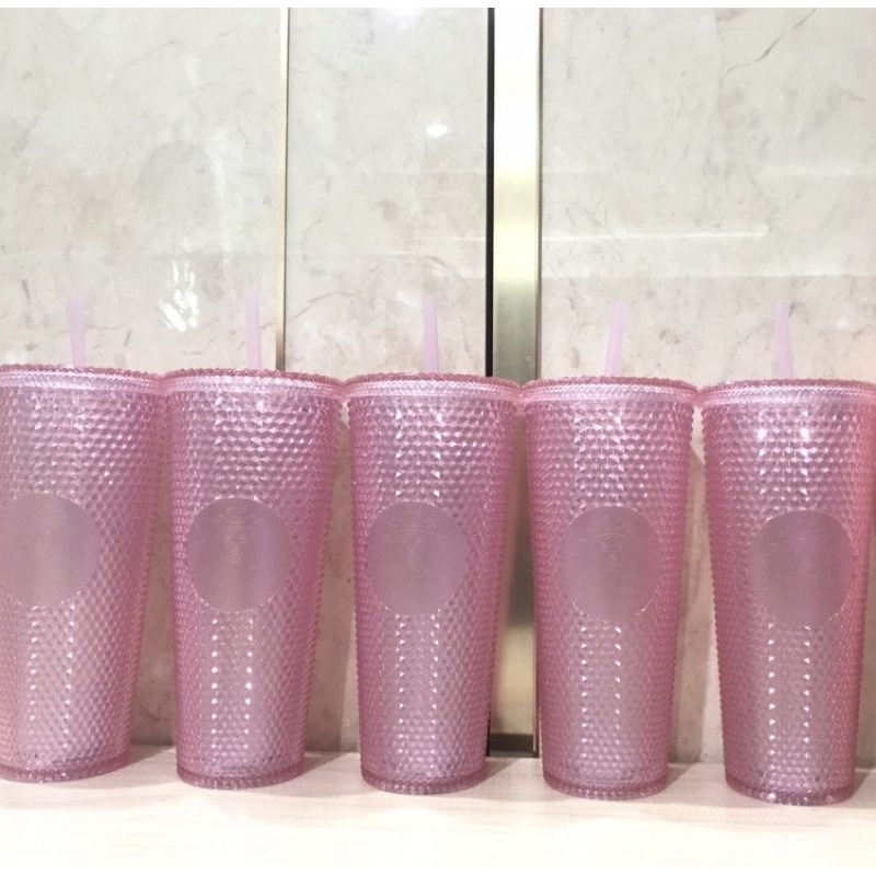 Starbucks blink glittering pink cold cup แก้วหนามสีชมพูสุดสวย | Shopee ...
