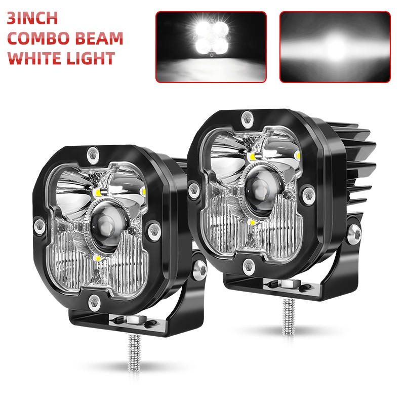 HL 2PC รถ Sportlight ไฟ LED ทำงานหมอก 4 inch 120W สีขาว/สีเหลือง LED ...