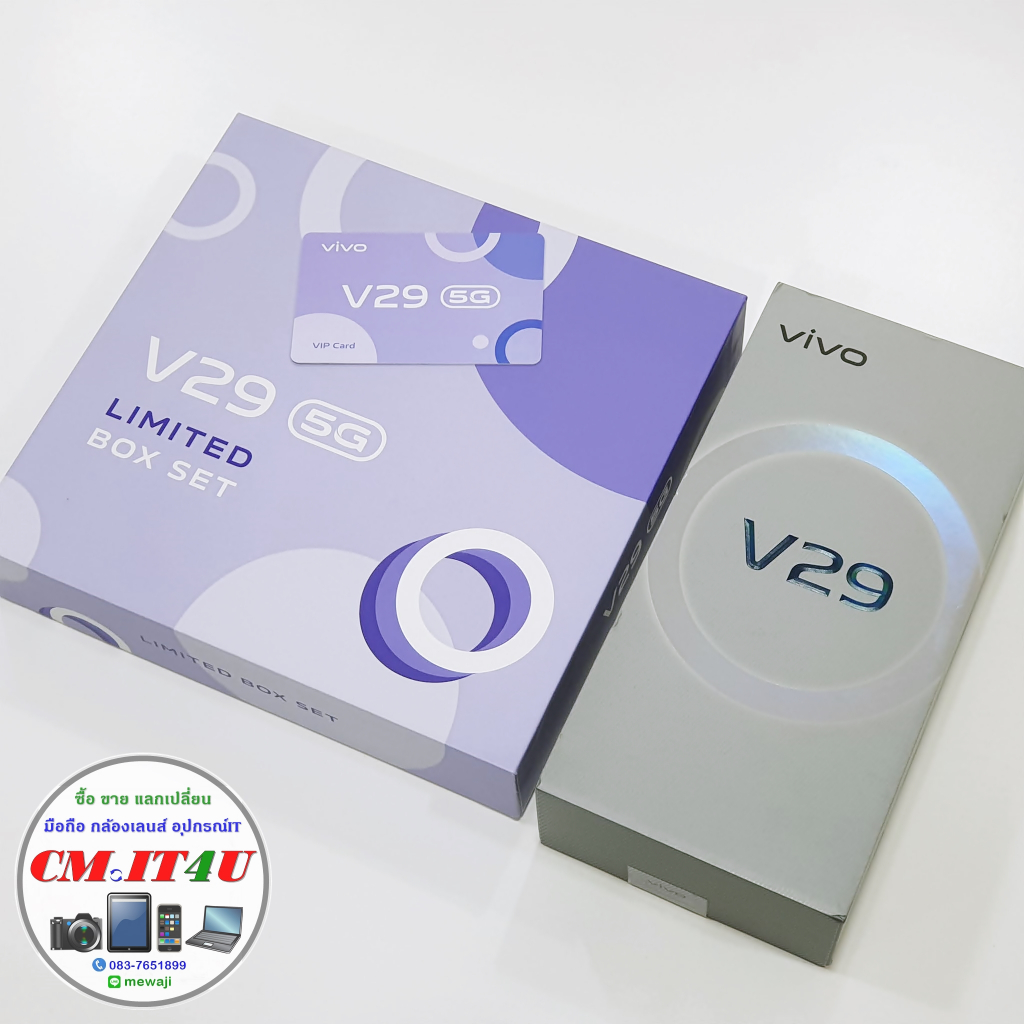 VIVO V29 5G เครื่องศูนย์ไทย Ram12+8G / Rom256G สี Starry Purple สภาพสวย ...