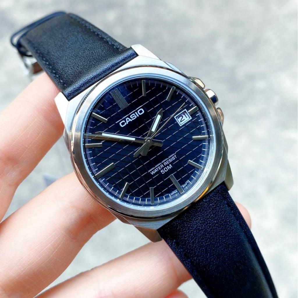 นาฬิกาข้อมือ ผู้ชาย Casio Standard มาตรฐาน รุ่น MTP-E720L สายหนัง สินค้าของแท้ รับประกันศูนย์ 1 ...