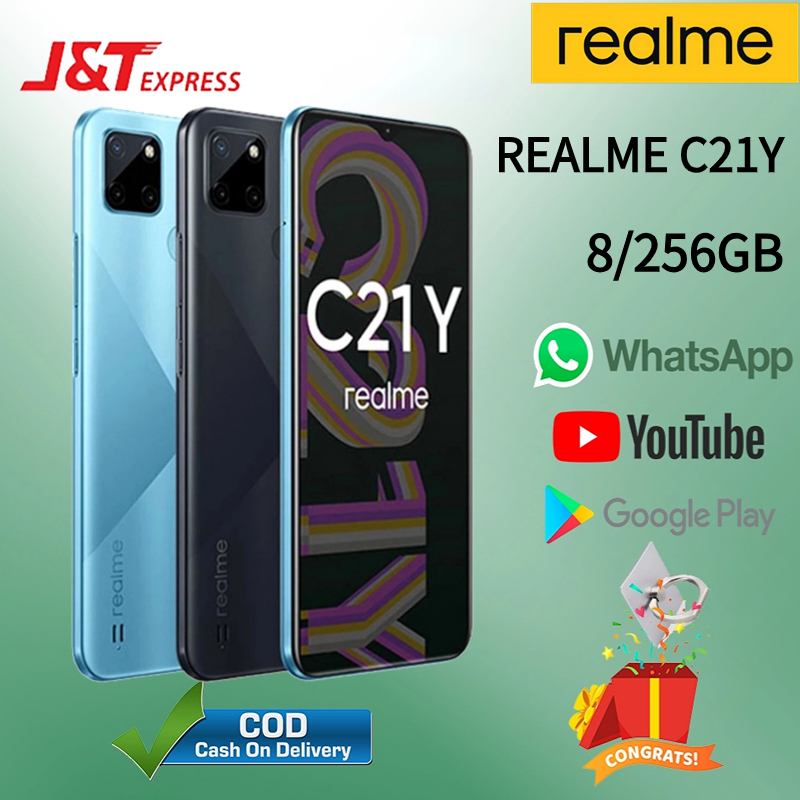 ในสต็อก REALME C21Y โทรศัพท์ใหม่ (ของแท้ 100%) RAM 8G ROM 256GB รับ ...