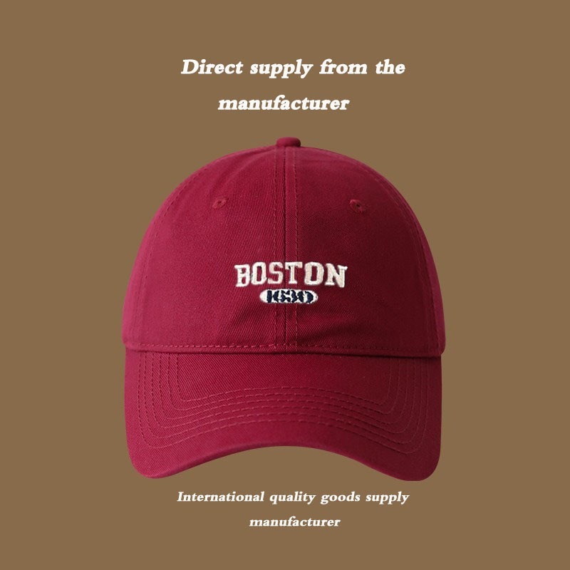 หมวกเบสบอล แบบนิ่ม ปักBOSTON 1630 มี7สี คุณภาพสู สไตล์เกาหลี | Shopee ...