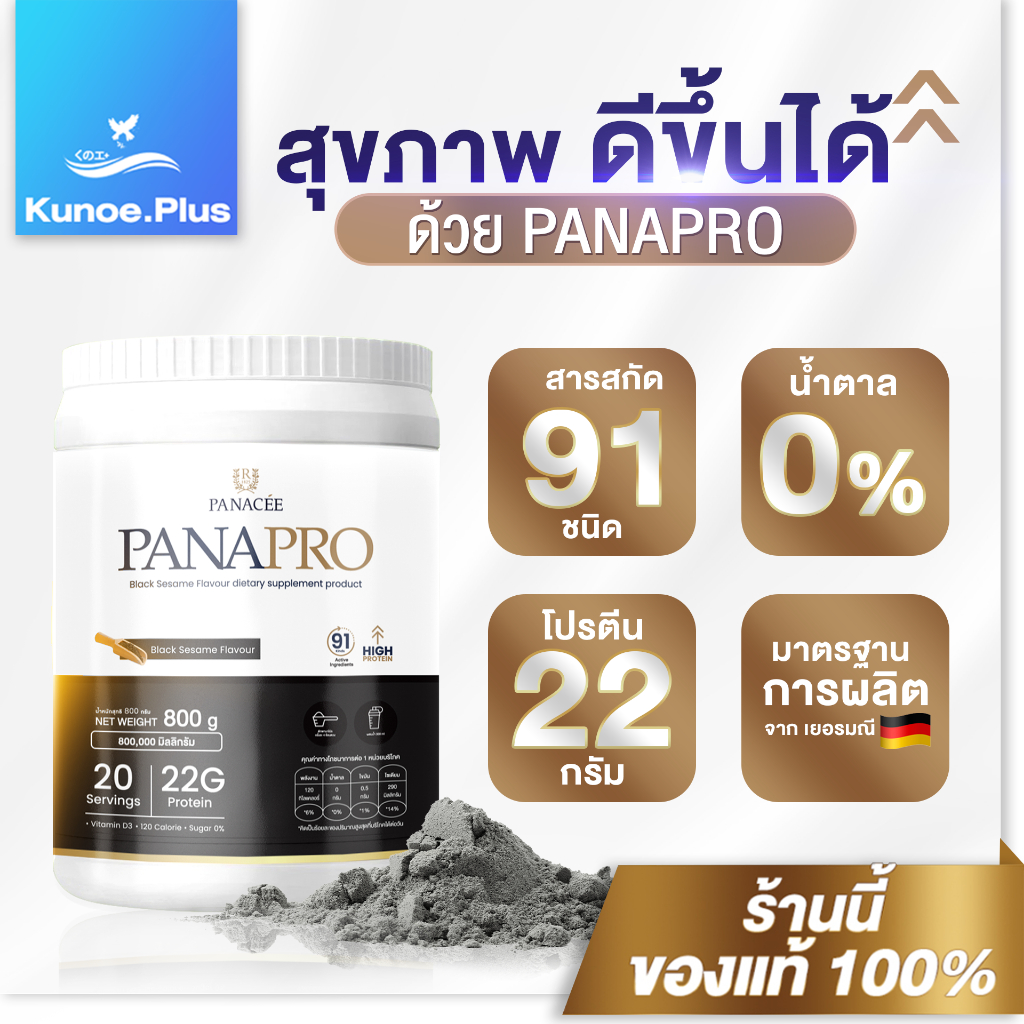 [มีโปรพิเศษ+ของแถม] Panapro โปรตีนพืช ธรรมชาติ ช่วยชะลอวัย ลดน้ำหนัก ...