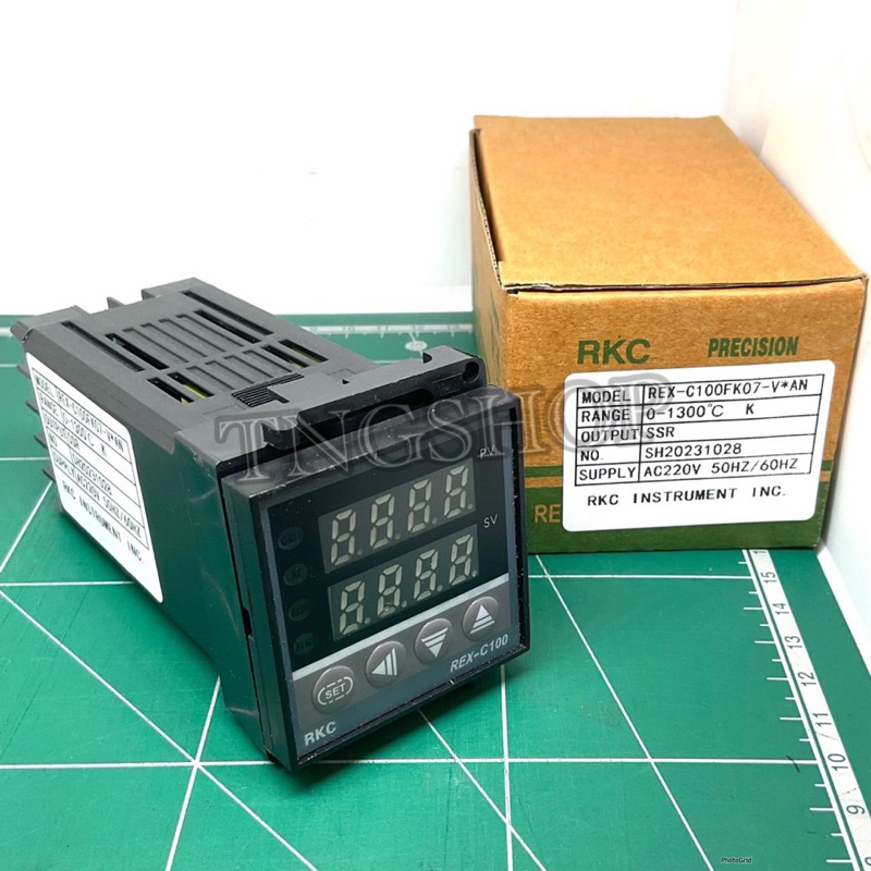 REX-C100FK07 Temperature Controller เครื่องควบคุมอุณหภูมิ 0-1300องศา K RELAY / SSR หน้า 48x48 ...