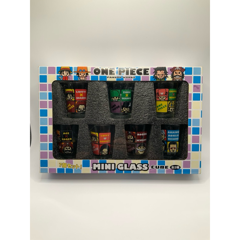 แก้วช๊อตวันพีช Mini Glass One Piece x Panson Works ชุด 7 ใบ | Shopee ...