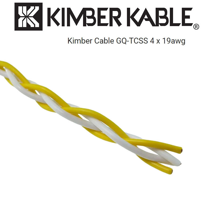 Kimber รุ่น GQ-TCSS 4 x 19awg 2 WHITE/2 YELLOW สายเปล่าตัดแบ่งขาย ของ ...