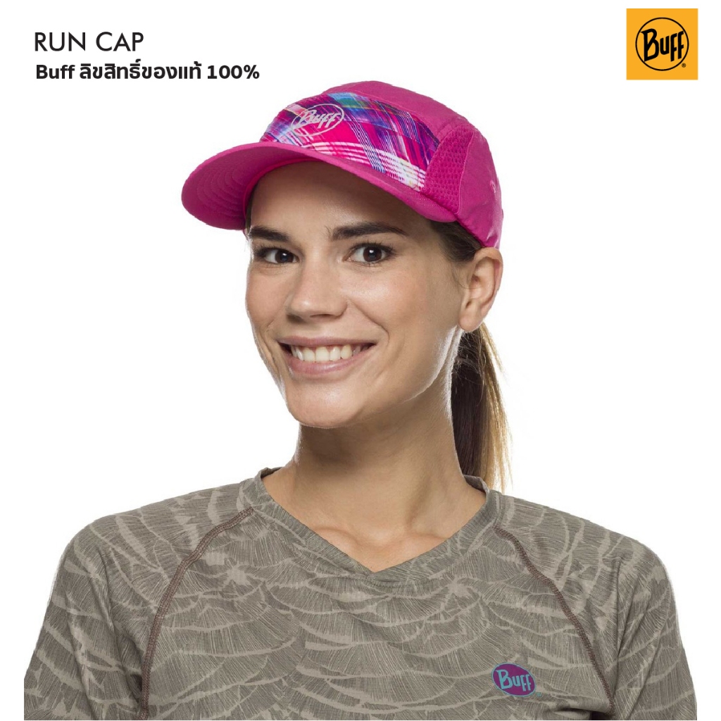 Buff Run Cap หมวกวิ่งกันแดด น้ำหนักเบาสวมใส่สบาย ระบายอากาศได้ดีไม่อับ ...