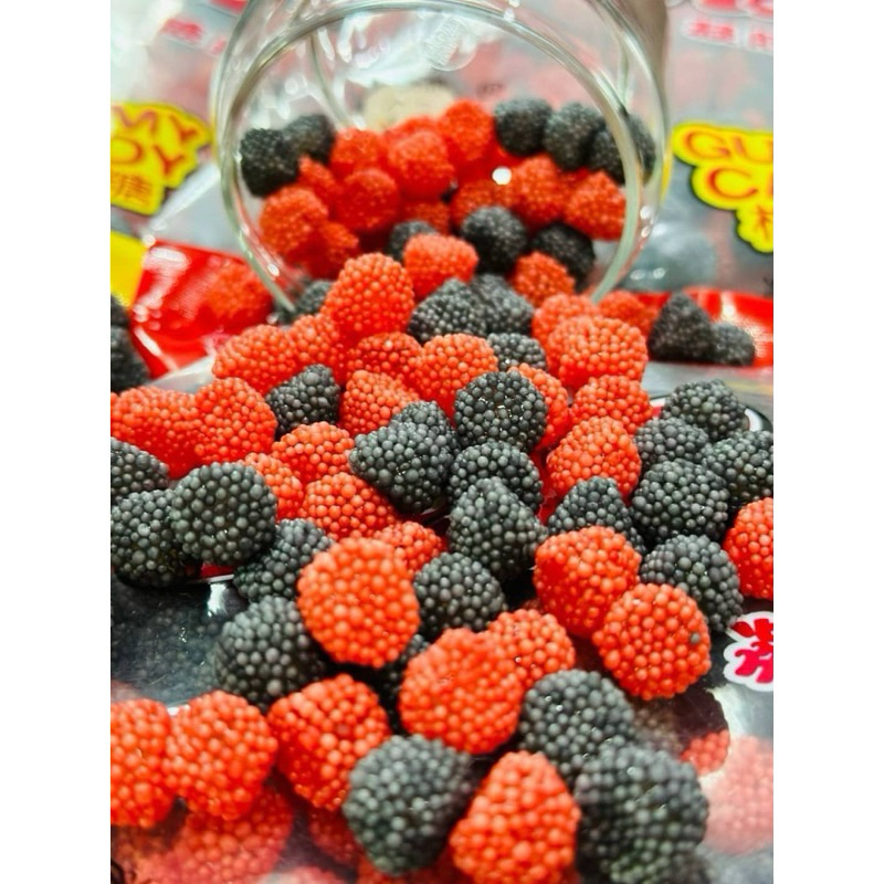 Lechao เยลลี่เบอรี่เกล็ด ถุงบรรจุ 1kg แบ่งขาย 250, 500 g พร้อมส่ง ...