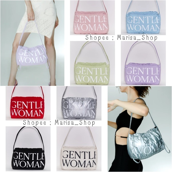 แท้ !! กระเป๋าเกี๊ยว GENTLEWOMAN รุ่น DUMPLING BAG / DRAWSTRING BAG ...