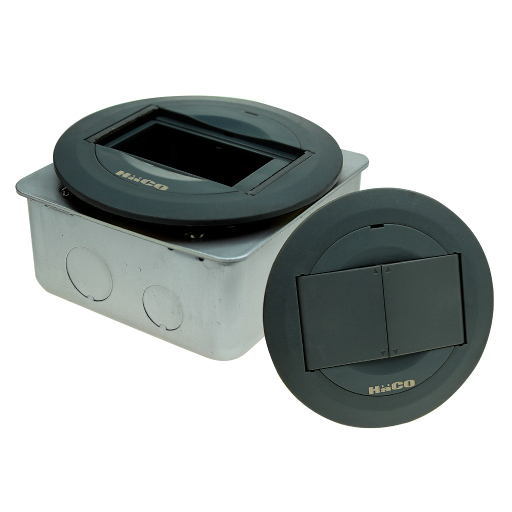 เต้ารับฝังพื้นอะลูมิเนียม HACO HPU-1AM/P(ครบชุด) | Shopee Thailand