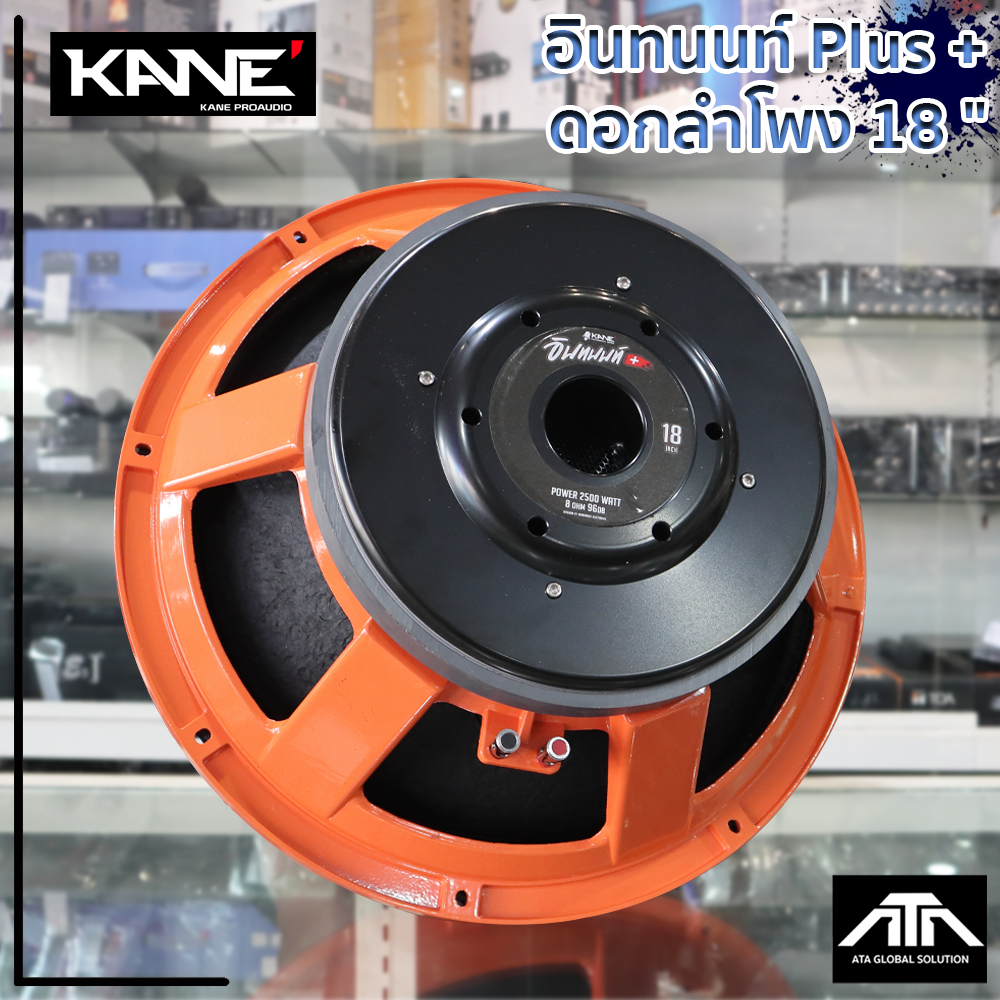 KANE 18" อินทนนท์ Plus + ดอกลำโพงโครงหล่อ 18 นิ้ว 2500 วัตต์ 8 โอมห์ ...